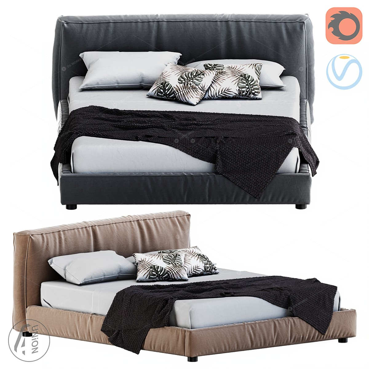 Modern Double Bed