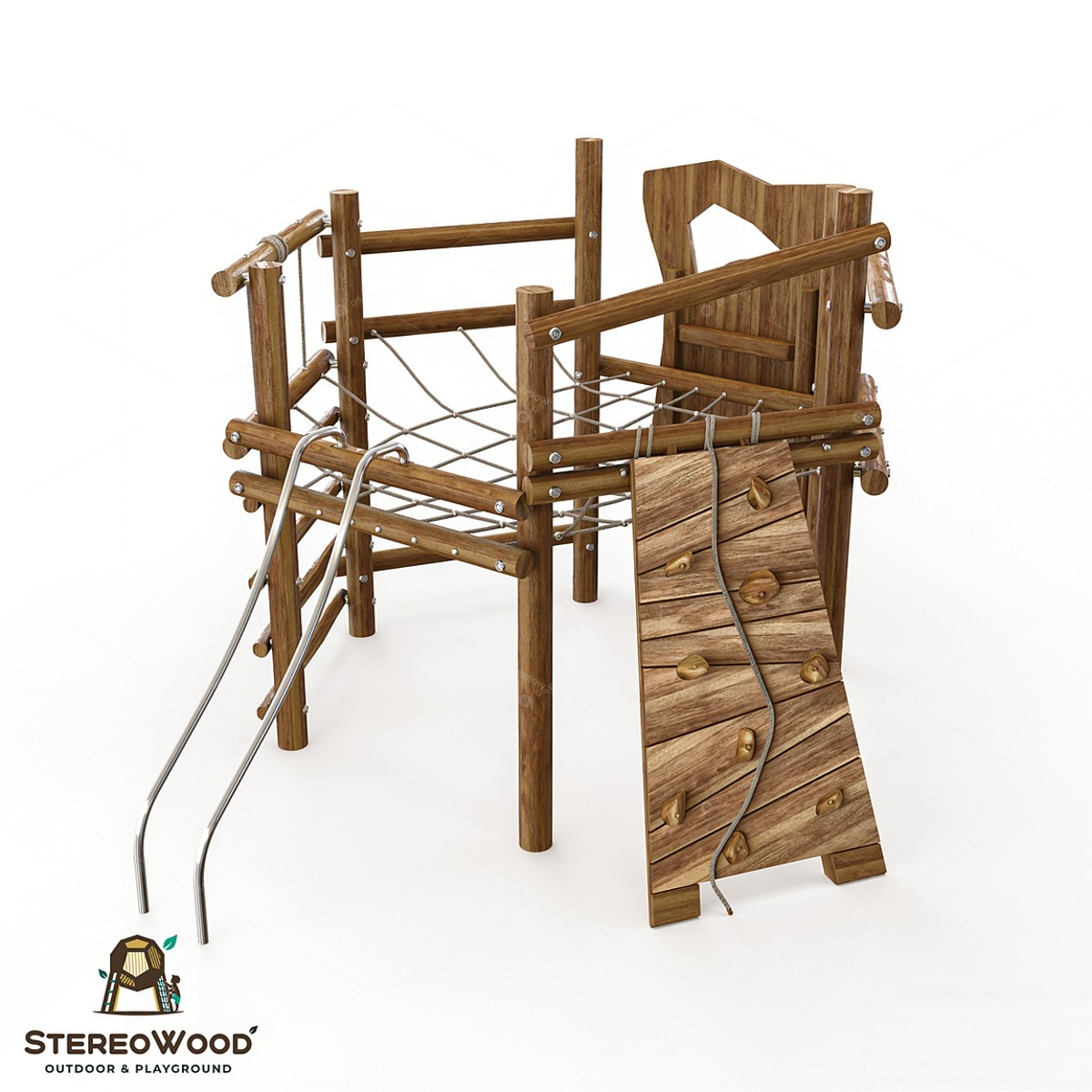 Modern Playground Equipment Set