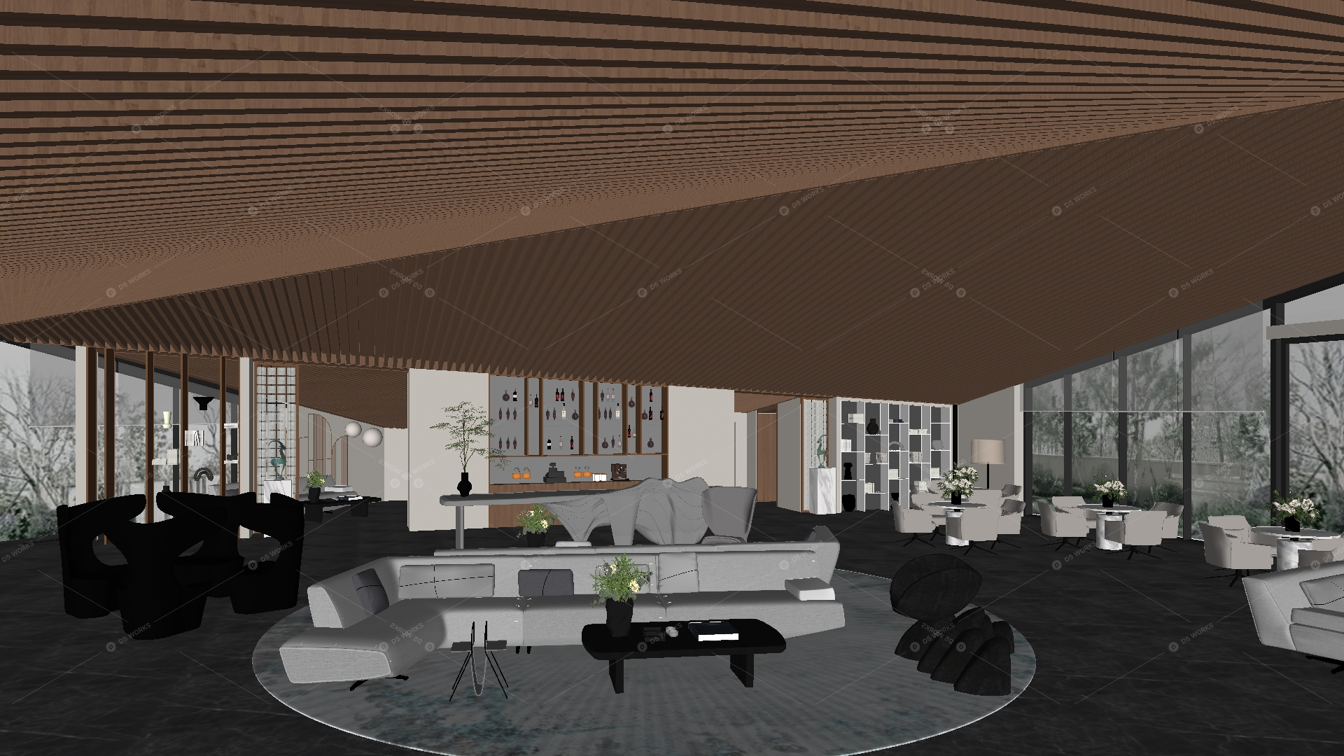 Modern Hotel Lobby