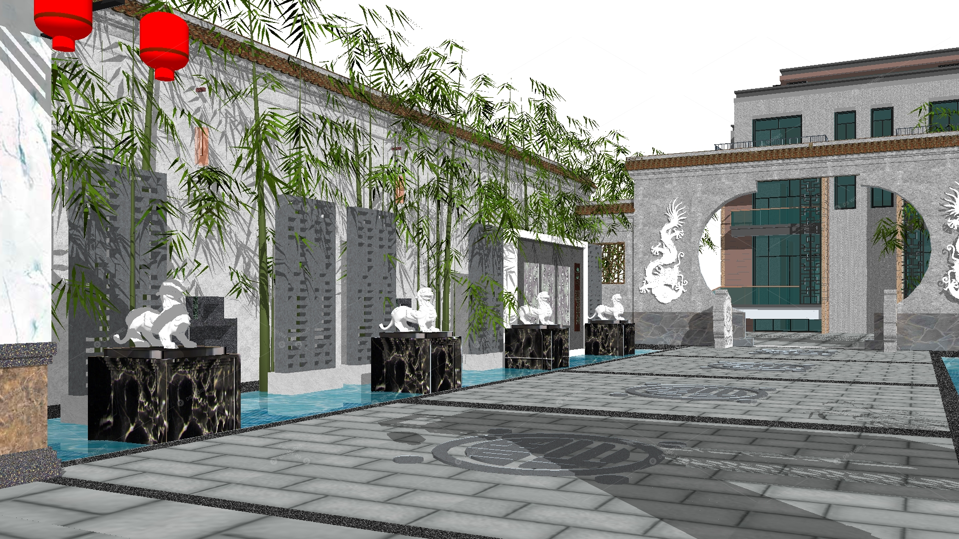 Modern Courtyard Landscapes