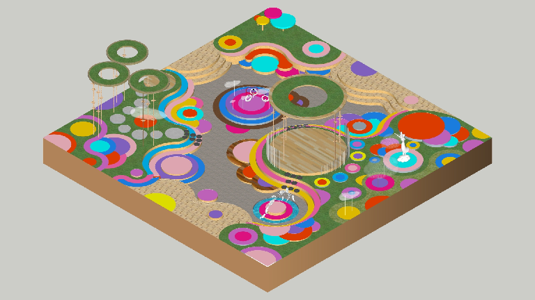 Modern Art Installation