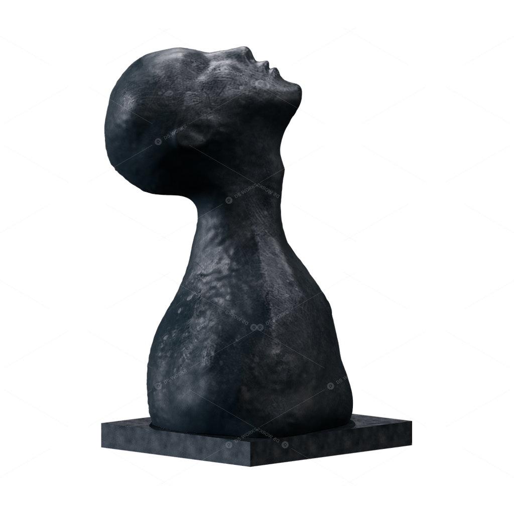 Sculpture European head