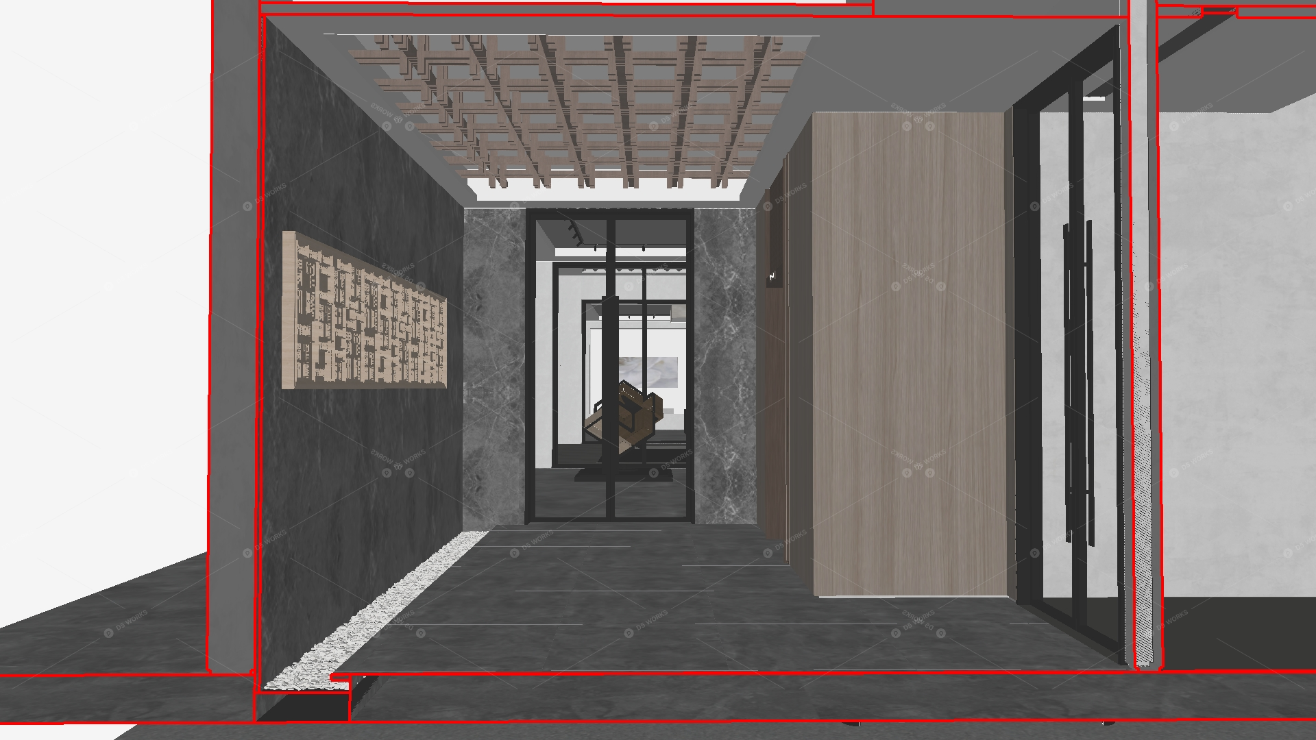 Chinese Elevator Lobby