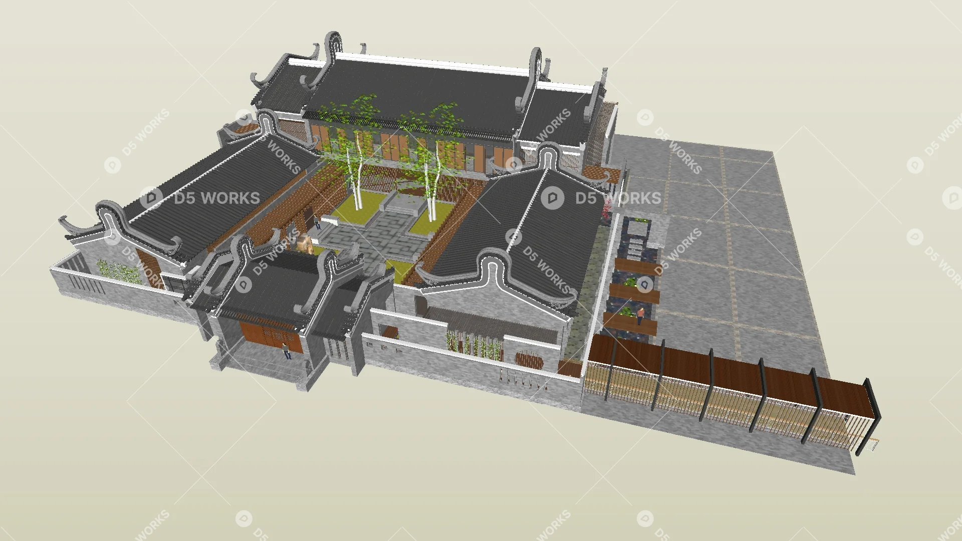 Modern Siheyuan (Traditional Courtyard House)