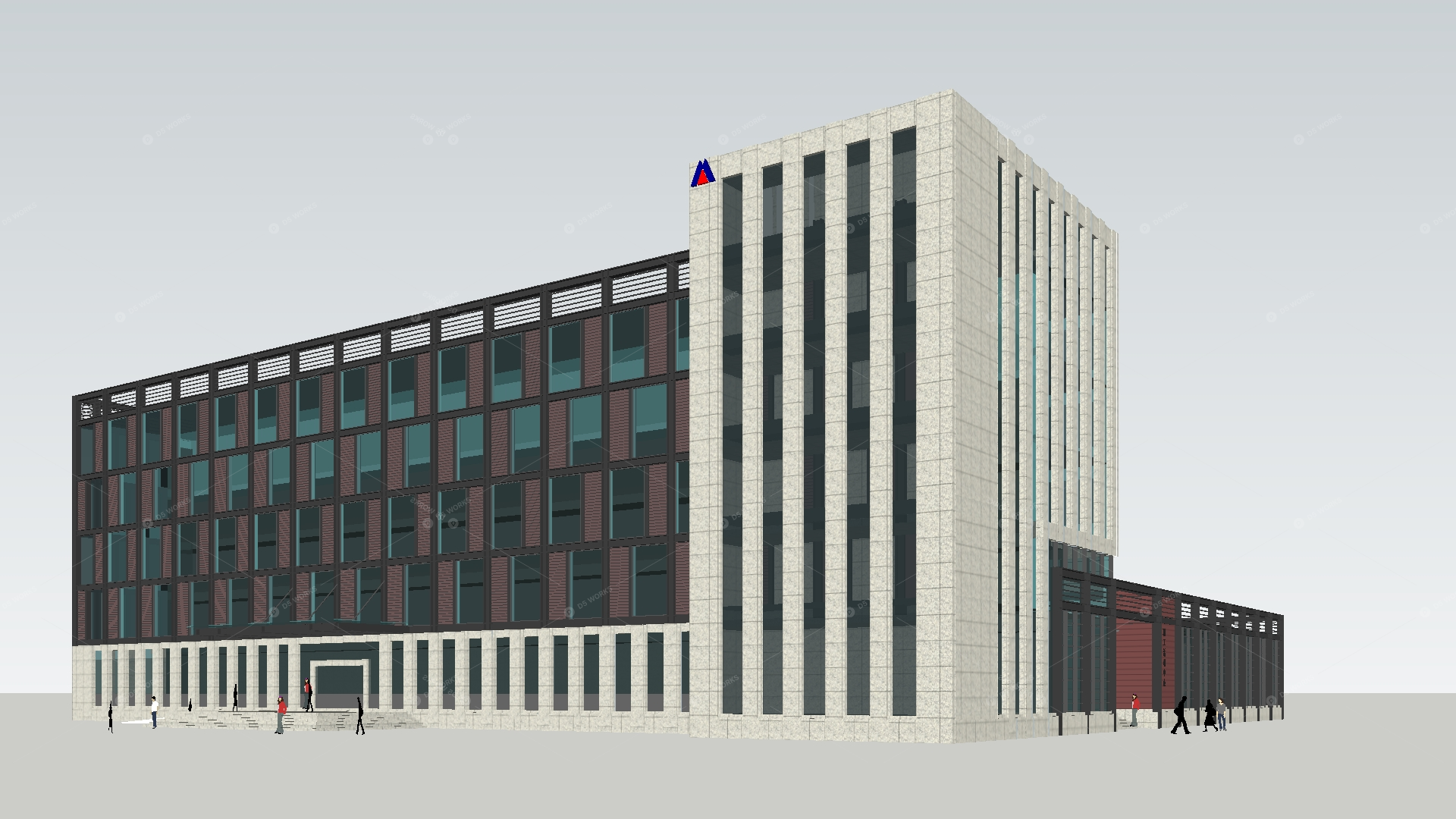 Modern Factory Building