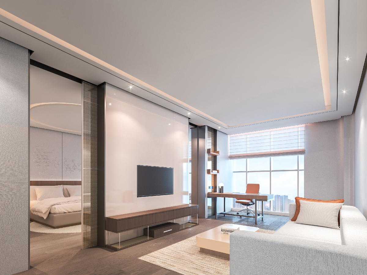 Modern Hotel Guest Room