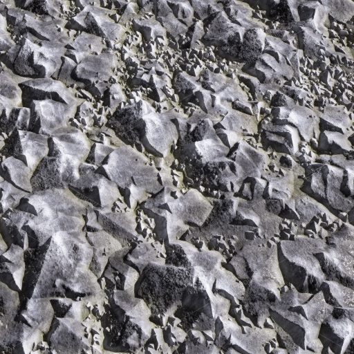 Gravel Ground Dark Sharp Rocks