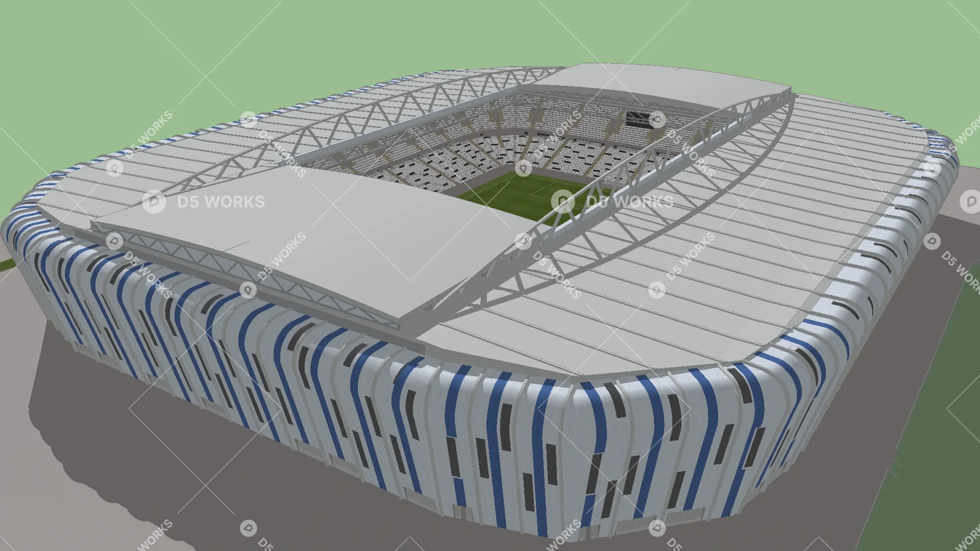 Free Stadium 3D Model .skp