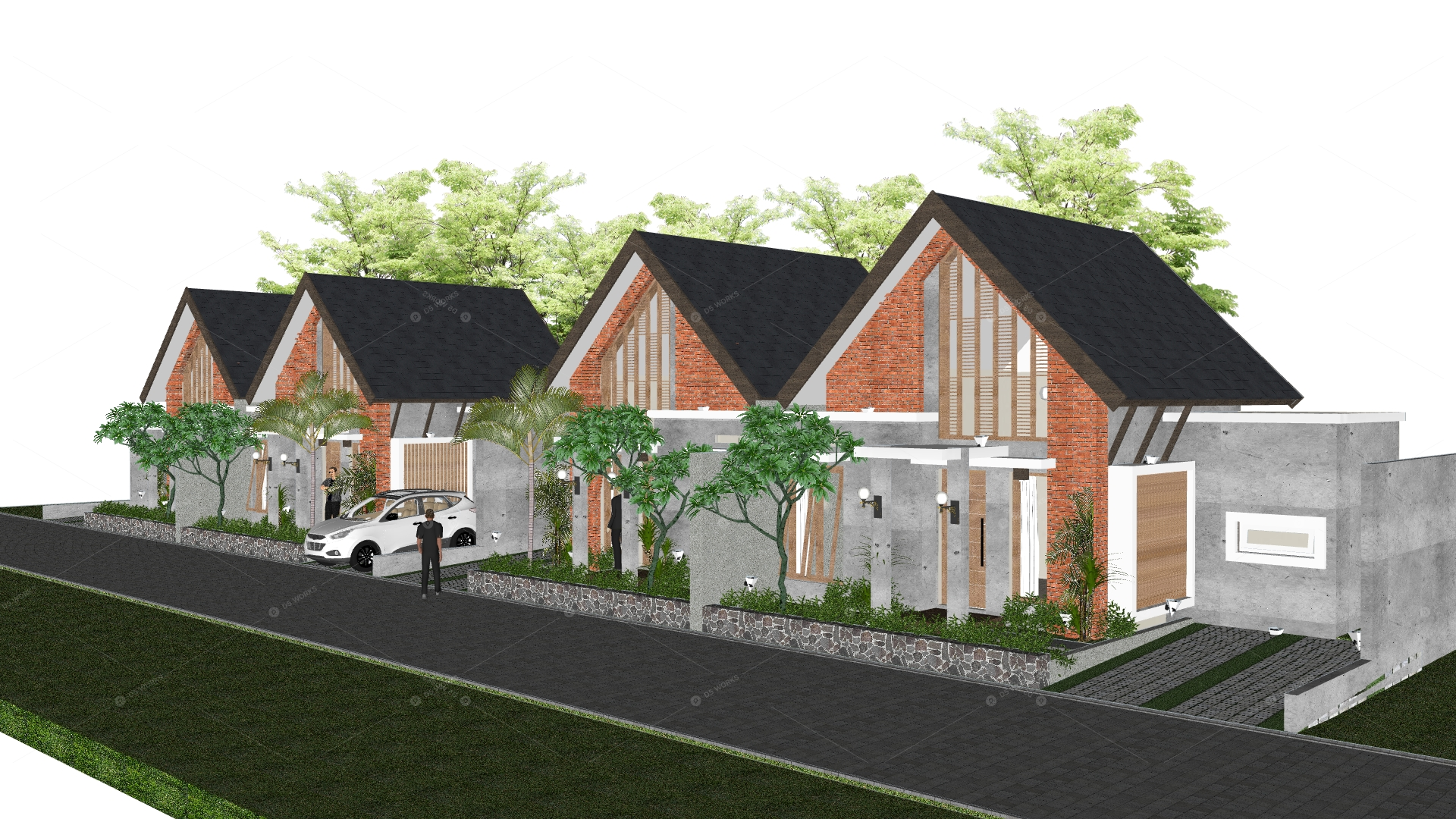 Modern Homestay Building