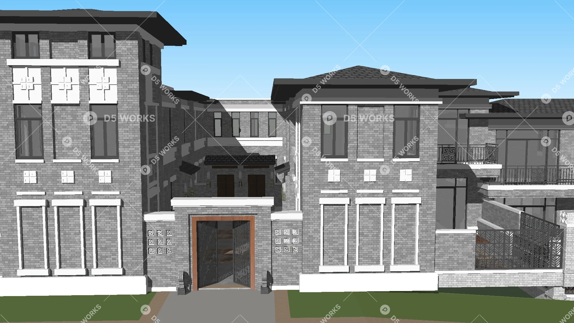 Modern Siheyuan (Traditional Courtyard House)