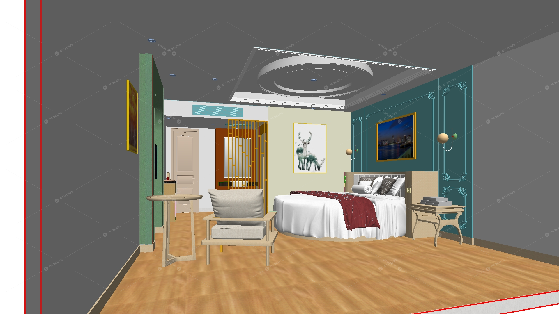 Modern Hotel Guest Room