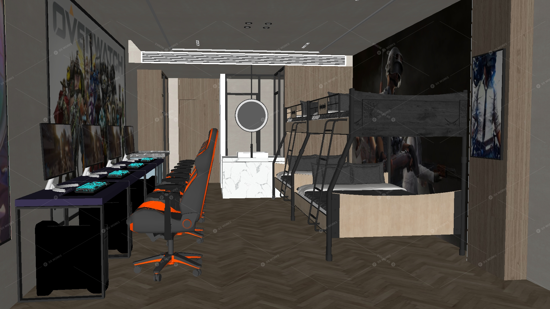 Modern Hotel Guest Room