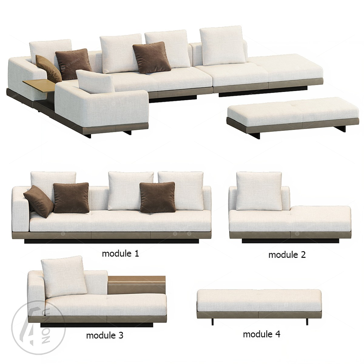 Modern Modular Sofa