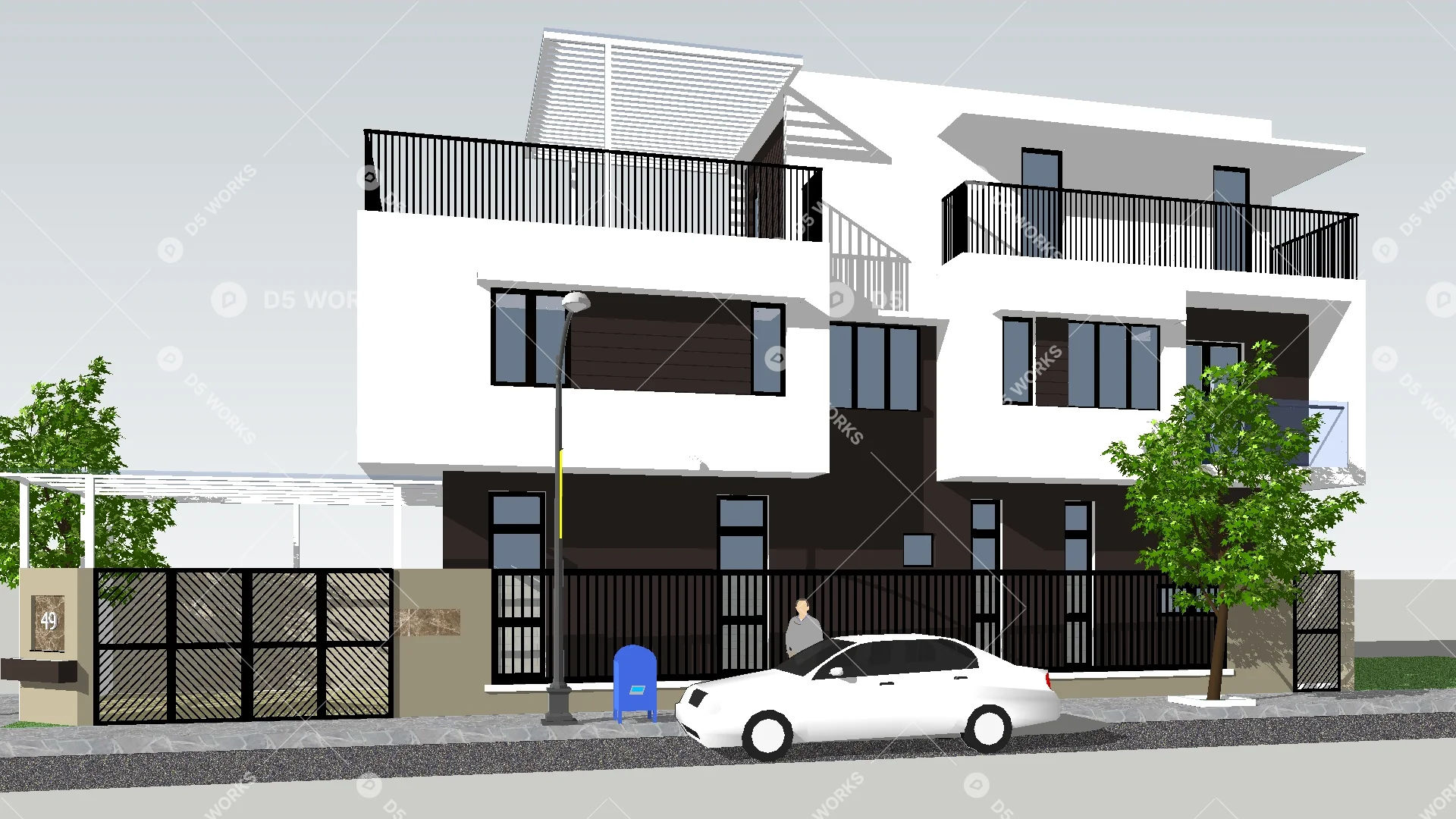 Modern Homestay Building