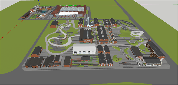 Modern Factory Building