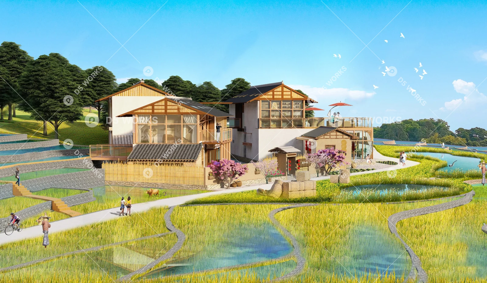 Modern Homestay Building