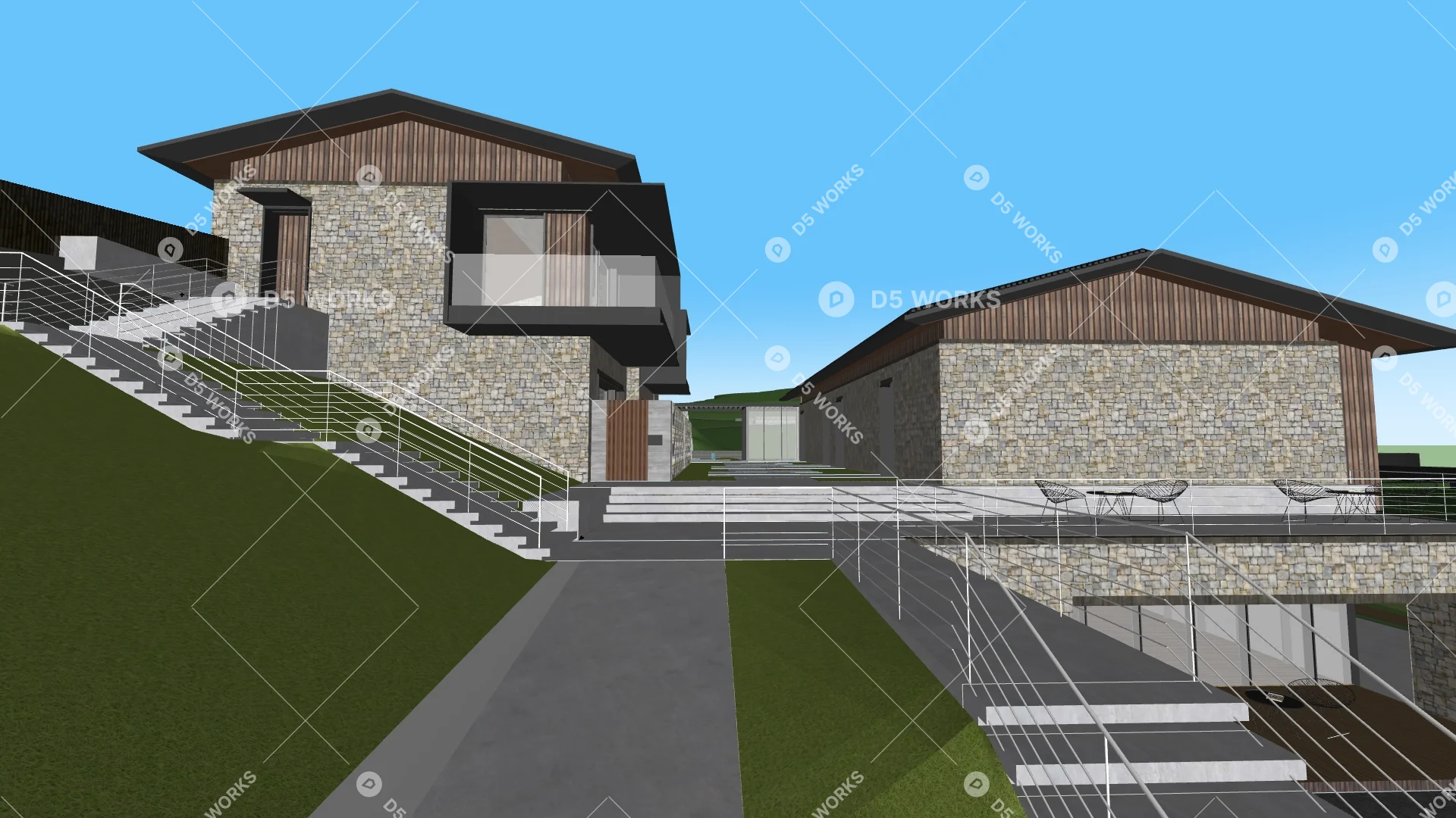 Modern Homestay Building